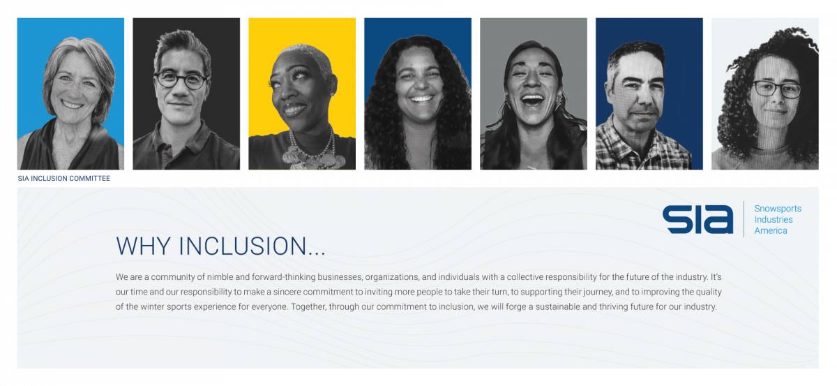 Inclusion Statement highlight with photos - Snowsports Industries America